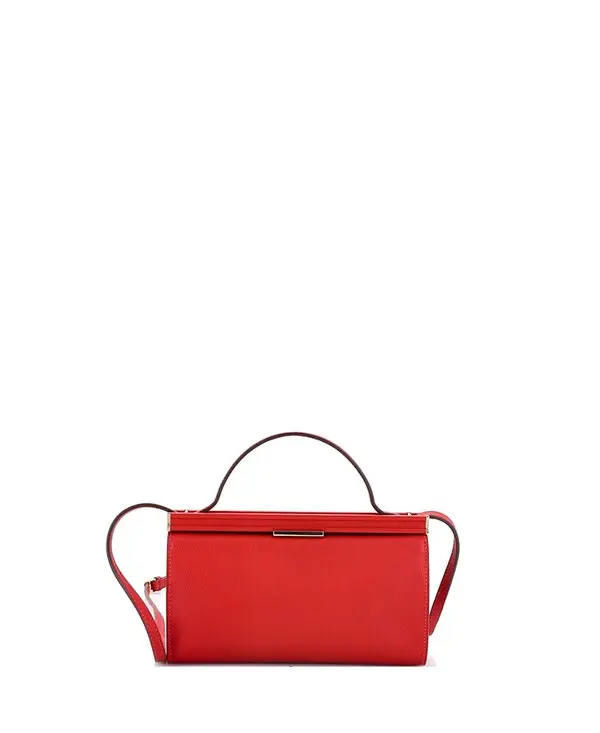 Hermès 21 Clic-h Shoulder Bag Evercolor - Red