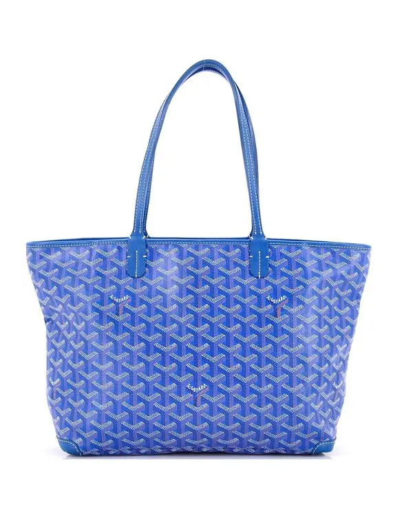 Goyard Pm Artois Tote Coated Canvas - Blue