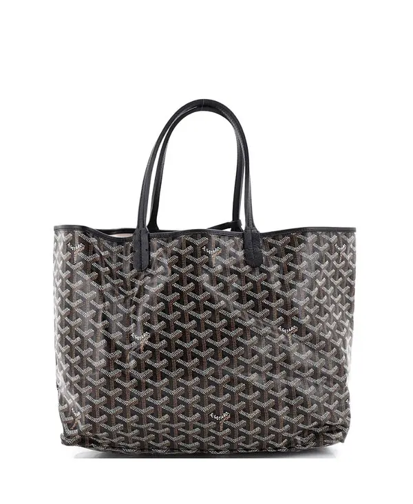 Goyard Pm Saint Louis Tote Coated Canvas - Black