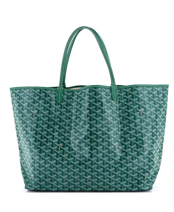 Goyard Gm Saint Louis Tote Coated Canvas - Green