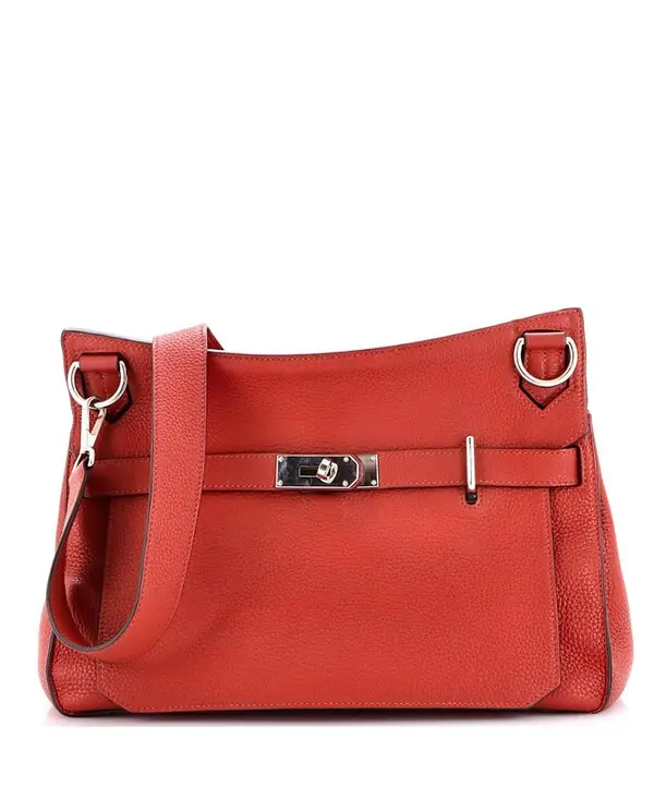 Hermès 34 Jypsiere Bag Clemence - Red