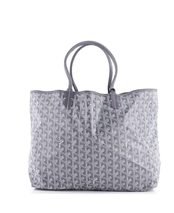 Goyard Saint Louis Pm Tote Coated Canvas - Gray