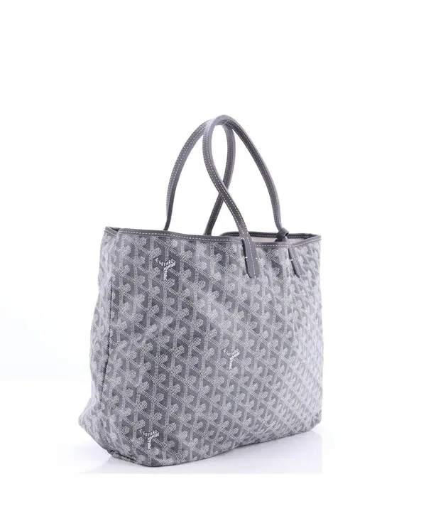 Goyard Saint Louis Pm Tote Coated Canvas - Gray