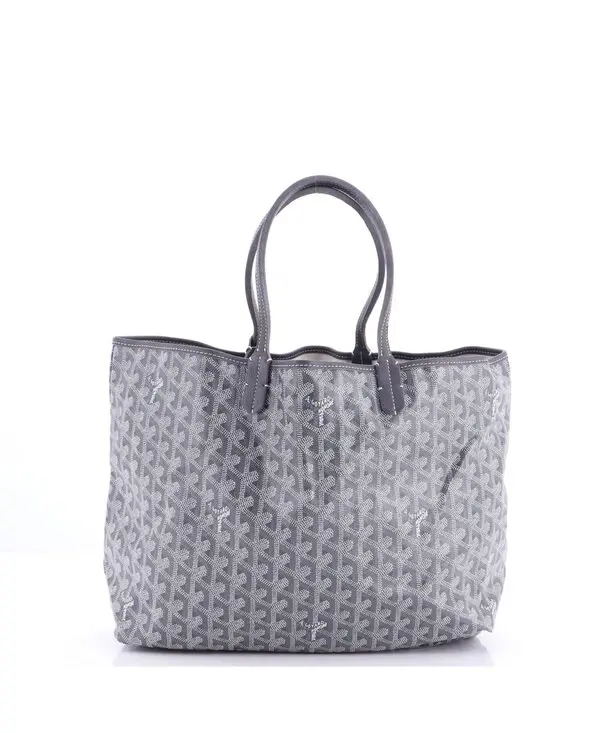 Goyard Saint Louis Pm Tote Coated Canvas - Gray