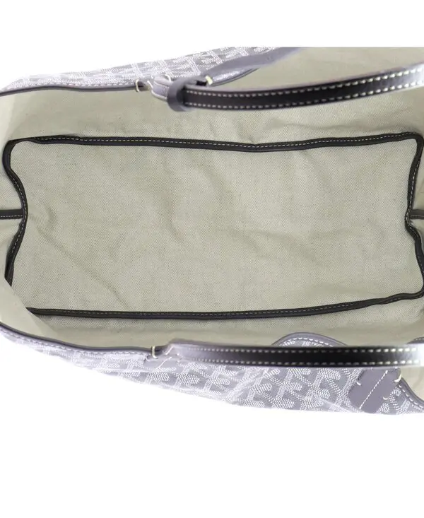 Goyard Saint Louis Pm Tote Coated Canvas - Gray