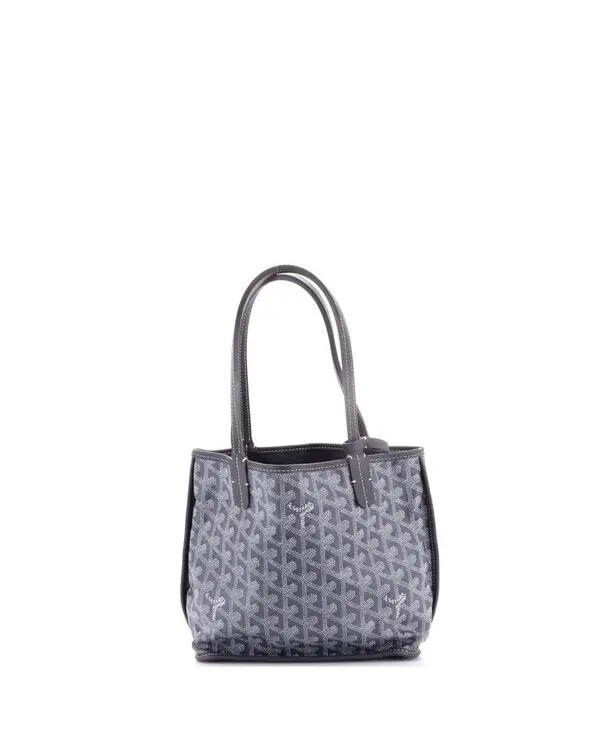 Goyard Mini Anjou Reversible Tote - Gray