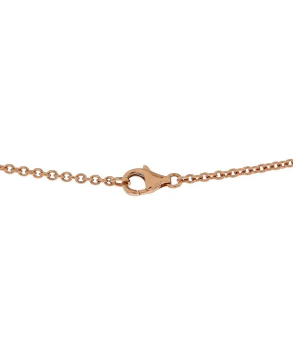 CARTIER Love Interlocking 18k Rose Gold Necklace