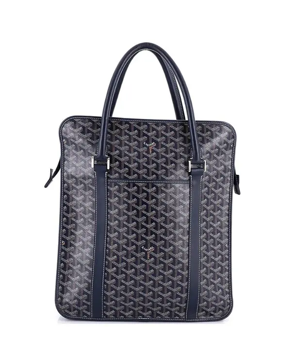 Goyard Bourgogne Bag Coated Canvas - Blue