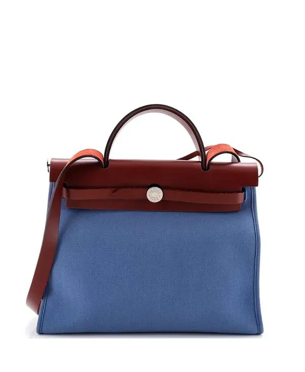 Hermès 31 Herbag Zip - Blue