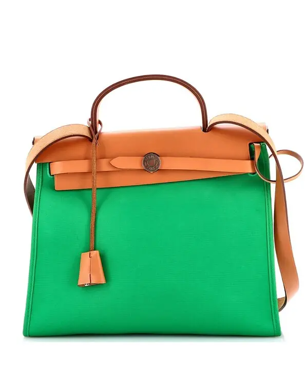 Hermès 31 Herbag Zip - Green