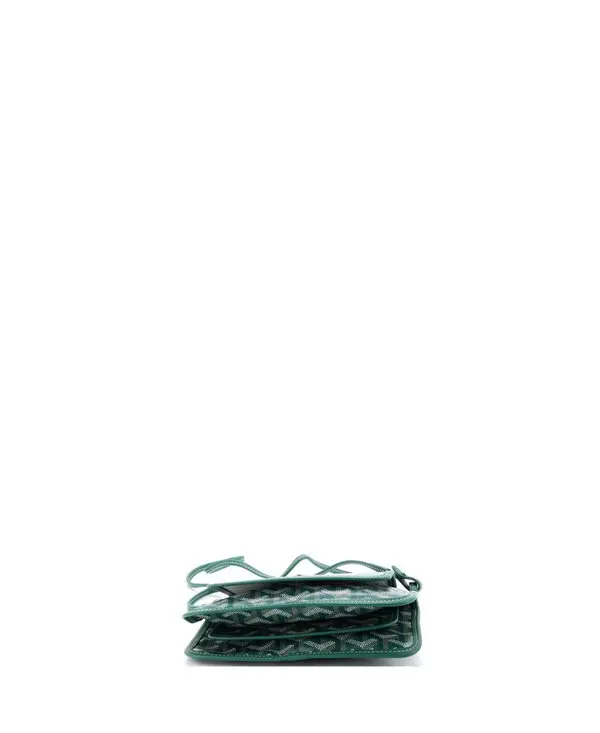 Goyard Plumet Clutch Wallet Printed Coated Canvas - Green