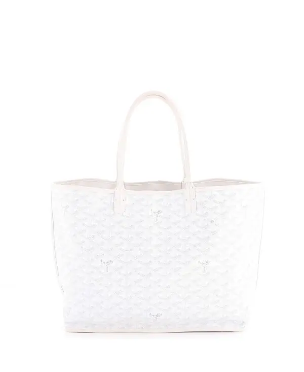 Goyard Pm Anjou Reversible Tote Coated Canvas - White