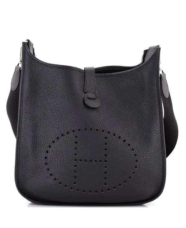 Hermès Gm Evelyne Bag Gen Ii Clemence - Black