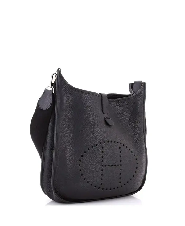 Hermès Gm Evelyne Bag Gen Ii Clemence - Black