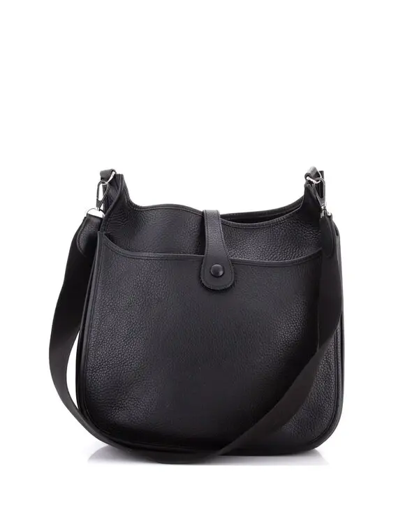 Hermès Gm Evelyne Bag Gen Ii Clemence - Black