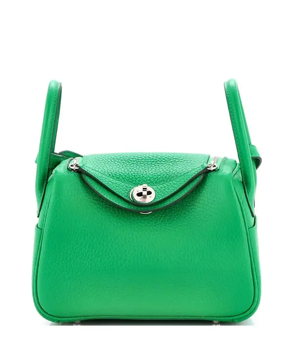 Hermès Mini Lindy Bag Clemence - Green