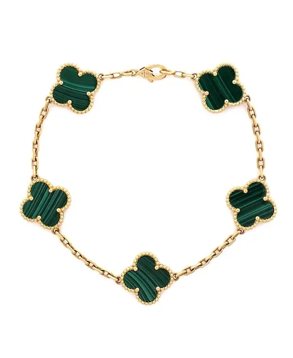 VAN CLEEF & ARPELS Vintage Alhambra 5 Motifs Bracelet - K Gold