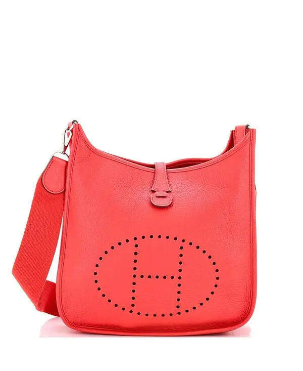 Hermès Pm Evelyne Gen Iii Clemence Bag - Pink