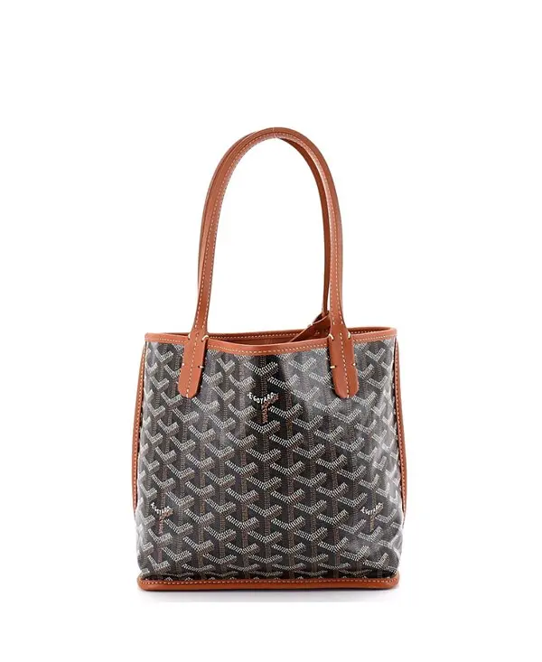 Goyard Anjou Reversible Tote Coated Canvas - Brown