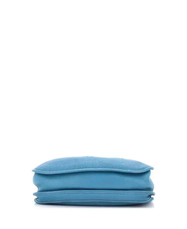Hermès Gm Evelyne Bag Gen Iii Clemence - Blue