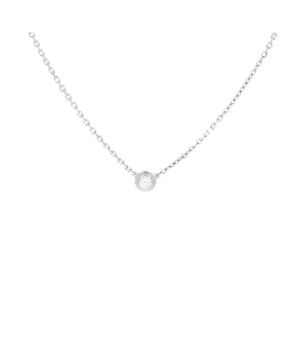 CARTIER Xs D'amour Pendant Necklace 18k Gold And Diamond, 16 - White