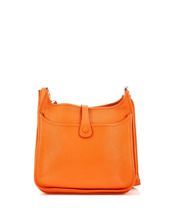 Hermès Gm Evelyne Bag Gen Iii Clemence - Orange
