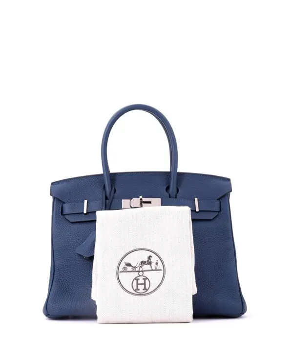 Hermès Birkin 30 Handbag - Deep Blue