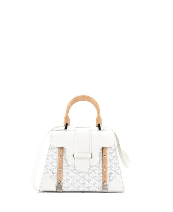 Goyard Pm Saigon Top Handle Bag - White