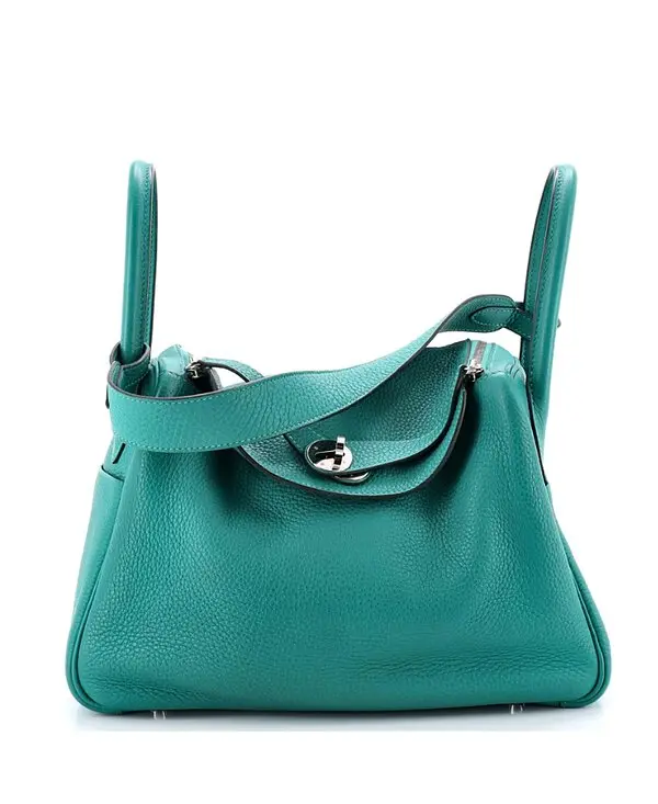 Hermès 30 Lindy Bag Clemence - Green