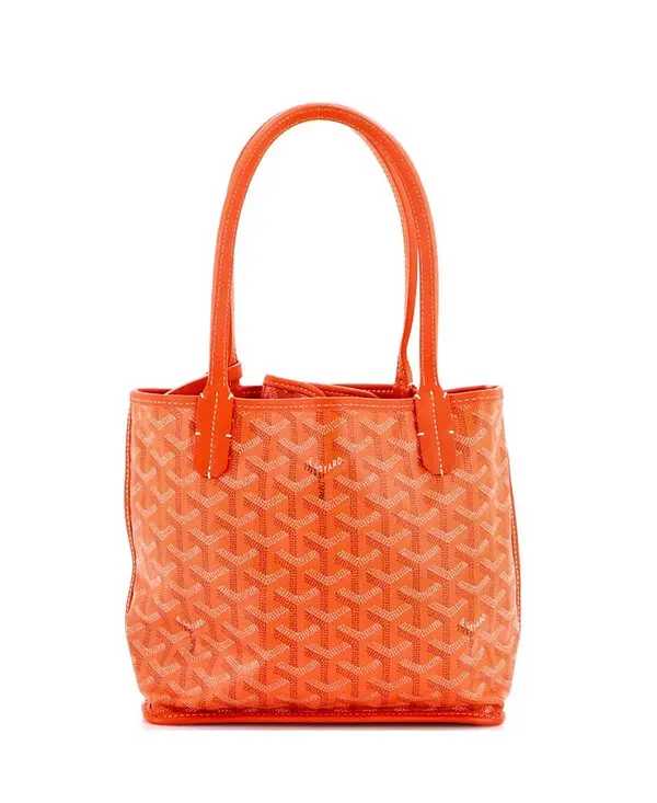 Goyard Anjou Reversible Tote Coated Canvas - Orange