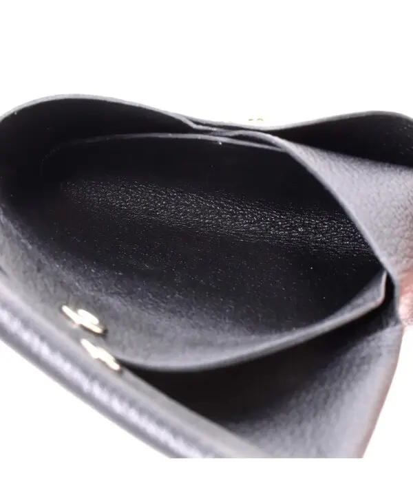 Hermès Calvi Duo Card Holder Chevre Mysore - Black