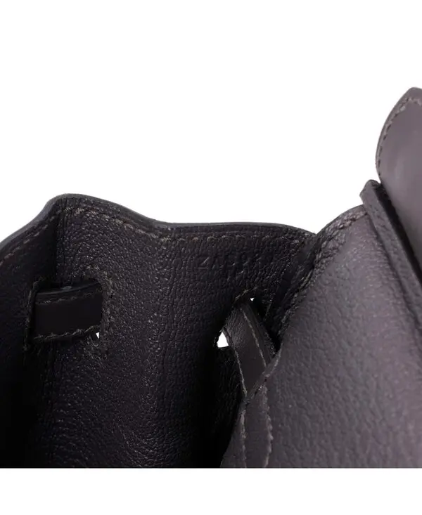 Hermès Birkin 25 Handbag With Gold Hardware - Graphite