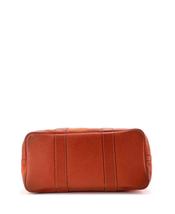 Hermès 36 Garden Party Tote Toile And Leather - Orange