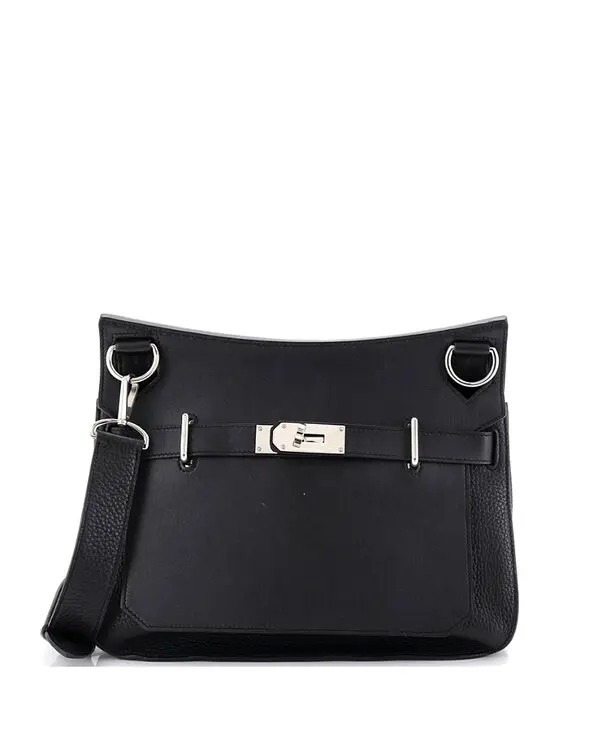 Hermès 31 Jypsiere Bag Clemence And Swift - Black