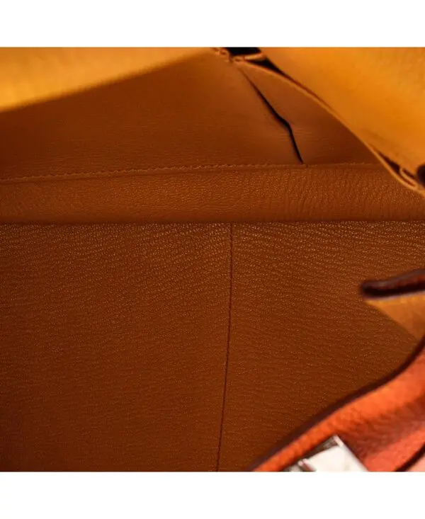 Hermès Jypsiere 34 Bag Clemence - Orange