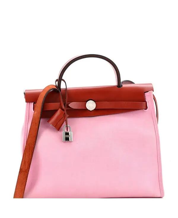 Hermès 31 Herbag Zip - Pink