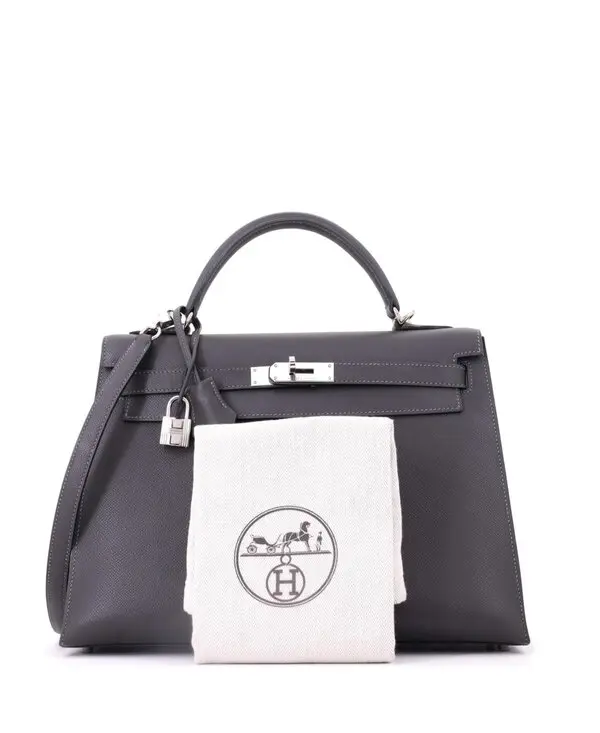Hermès Kelly 32 Handbag - Graphite