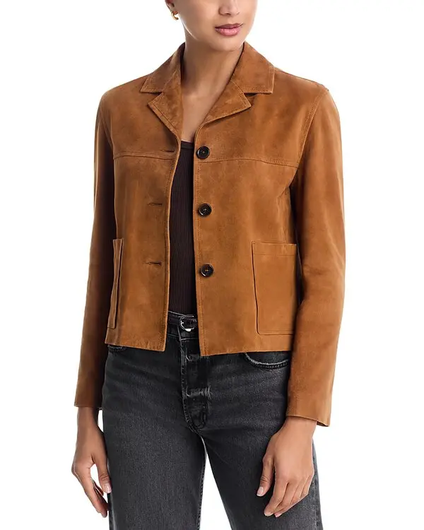 ARMA Lotus Suede Jacket - Whiskey