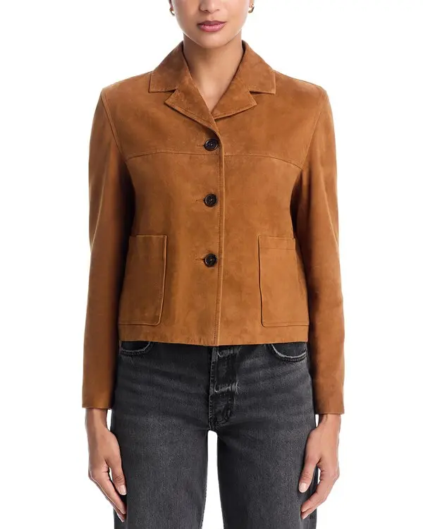ARMA Lotus Suede Jacket - Whiskey