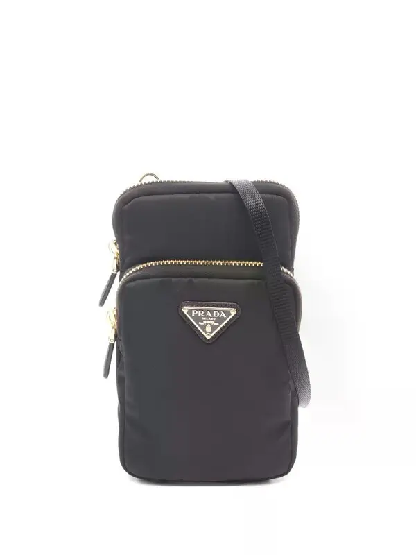 Prada 2020s Phone-case Crossbody Bag - Black