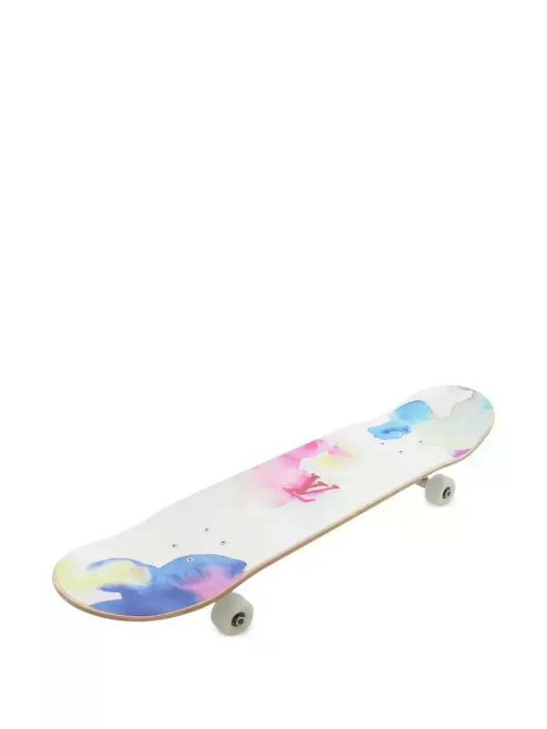 LOUIS VUITTON 2021 Monogram Watercolour Skateboard