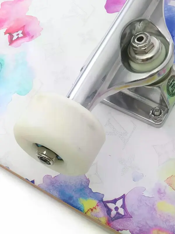 LOUIS VUITTON 2021 Monogram Watercolour Skateboard