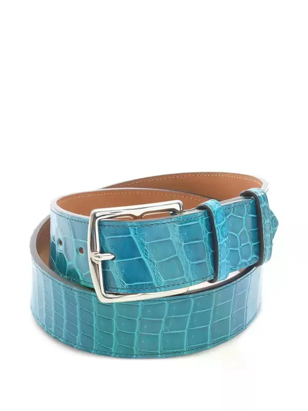 Hermès 2014 Leather Belt - Blue