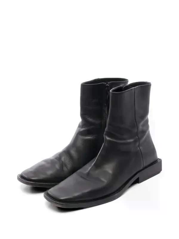 Balenciaga 2000s Square-toe Boots - Black