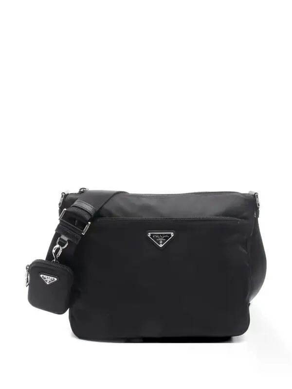 Prada 2020s Vela Shoulder Bag - Black