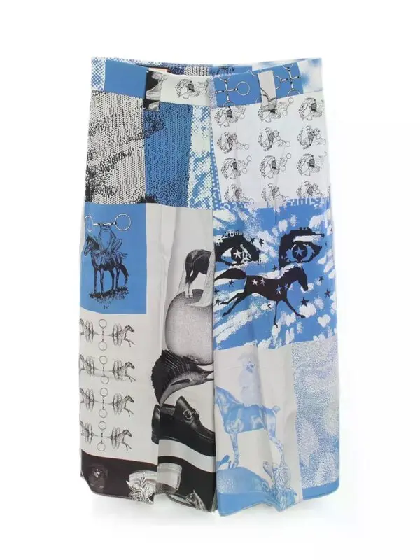 Gucci 2010s Patterned Shorts - White