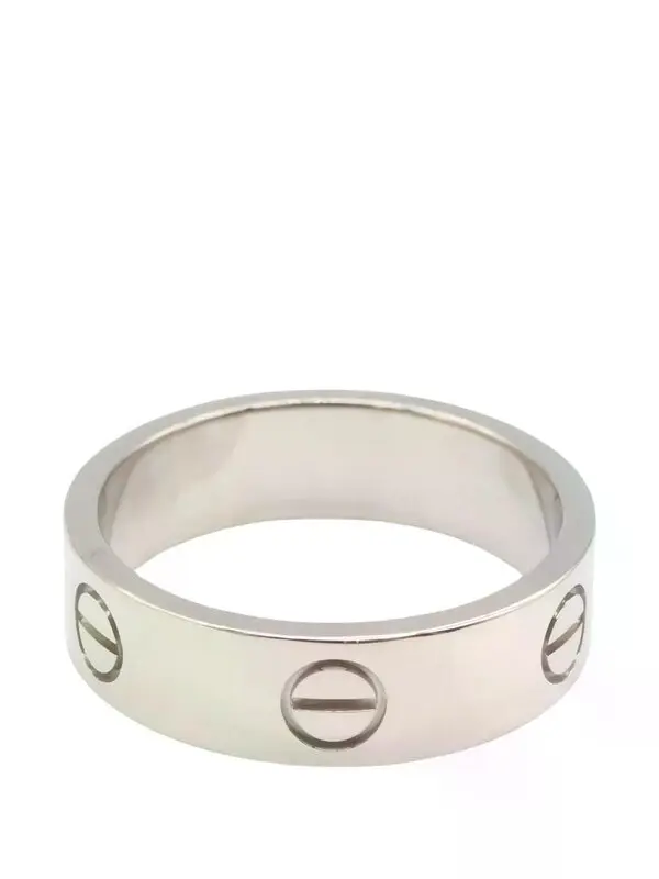 CARTIER Love Ring In 18kt White Gold - Silver