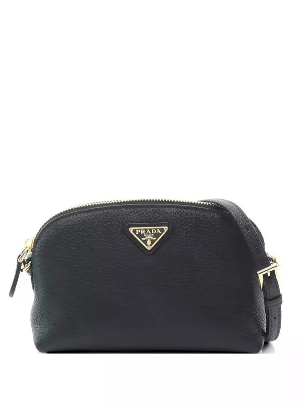 Prada Leather Shoulder Bag - Black