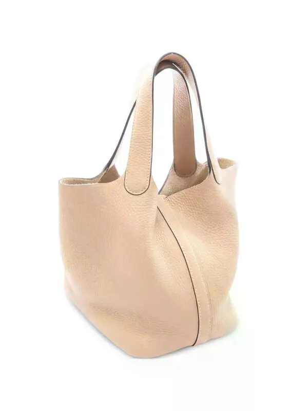 Hermès Picotin Lock Leather Tote Bag - Neutrals