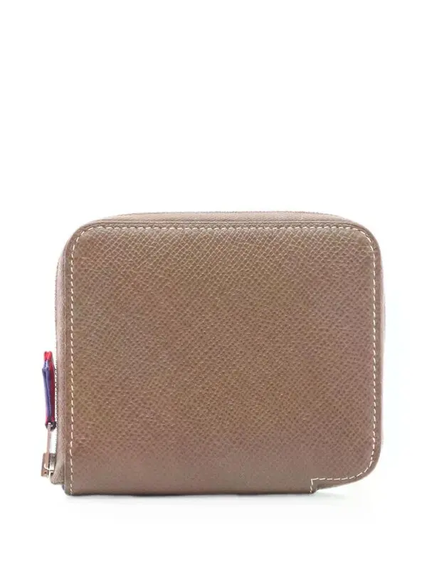 Hermès 2014 Zip-up Wallet - Brown